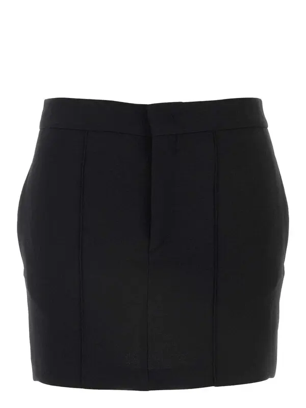 Isabel Marant Étoile Stretch Polyester Blend Licoba Mini Skirt - Black