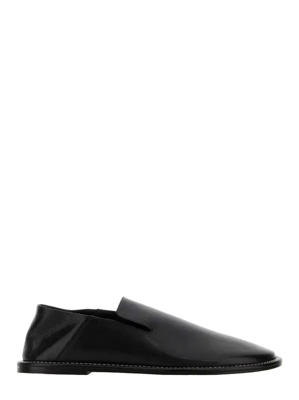 Ami Leather Loafers - Black