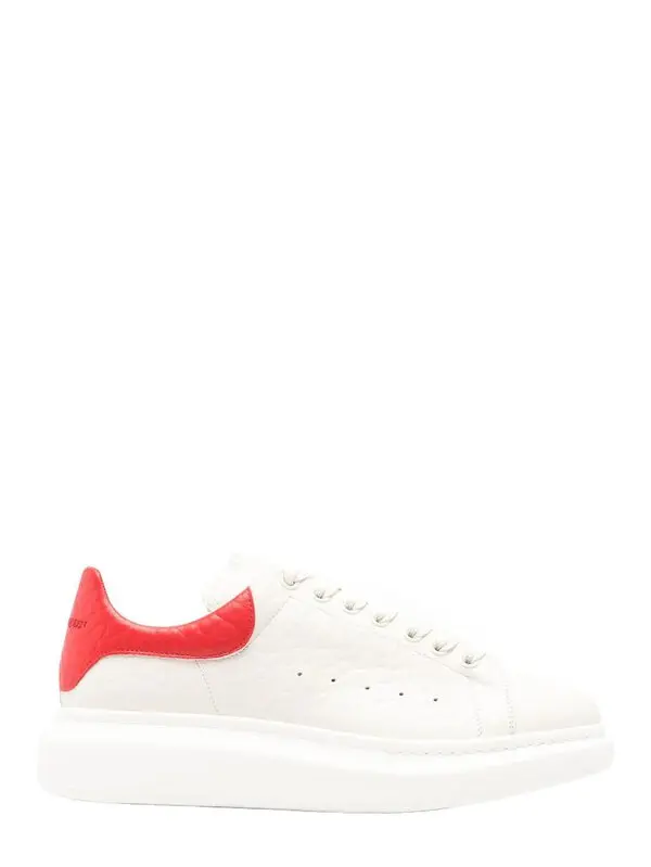 Alexander McQueen Oversized Sneaker, White/red - Cream
