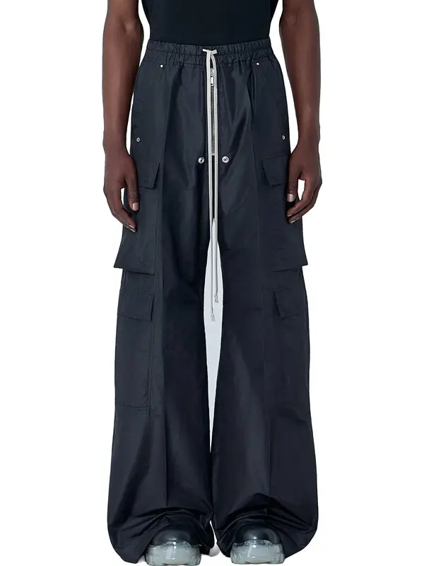 Rick Owens Wide-leg Cargo Pants - Black