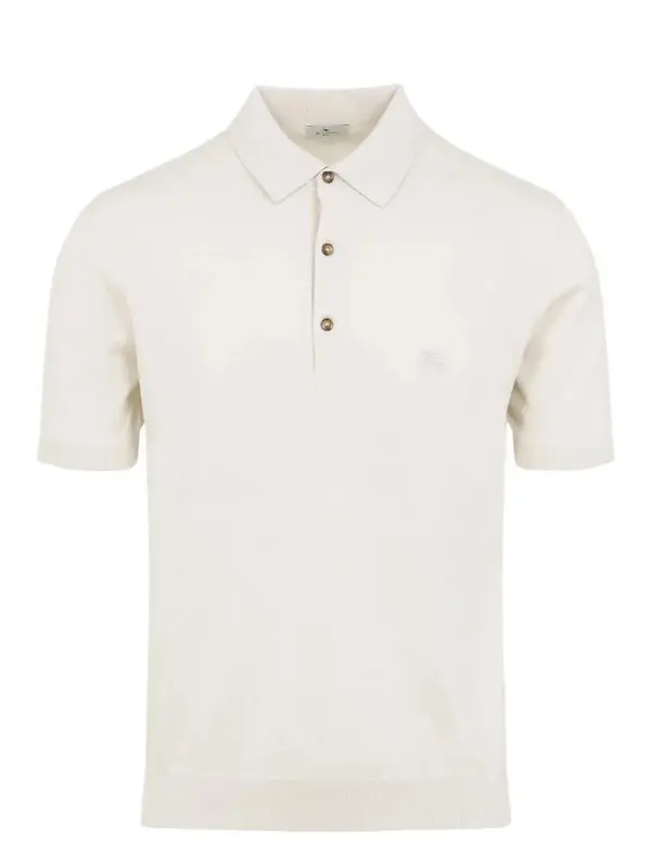 Etro Neutrals Polo Shirts - Cream