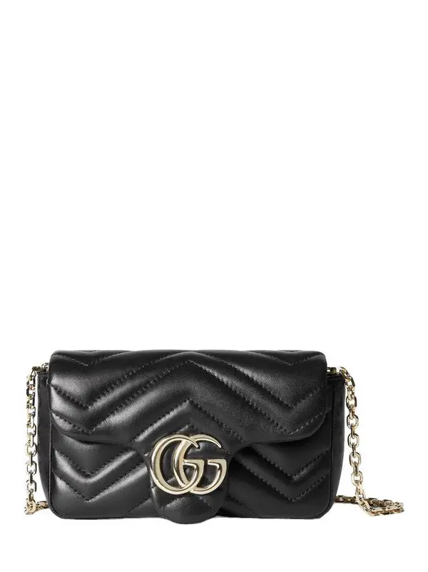 Gucci Gg Marmont Mini Shoulder Bag - Black