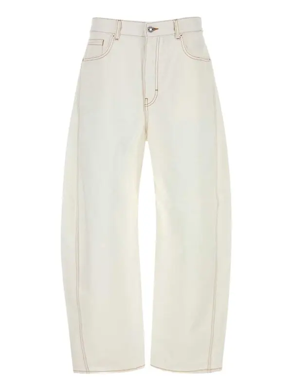 Givenchy Denim Wide-leg Jeans - White