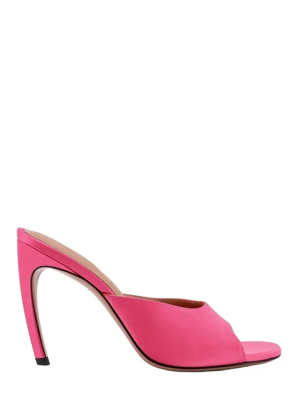 Attico Betta Satin Mules - Multicolor