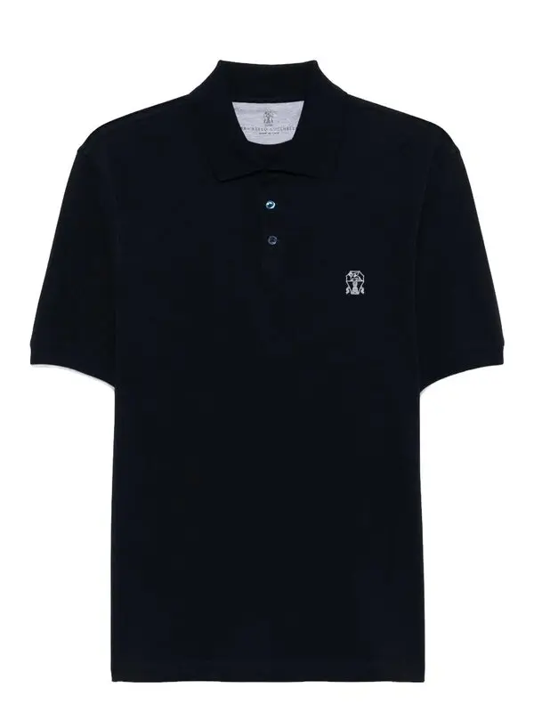 Brunello Cucinelli Polo Shirts - Blue
