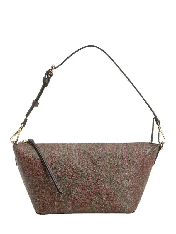 Etro Printed Shoulder Bag - Brown