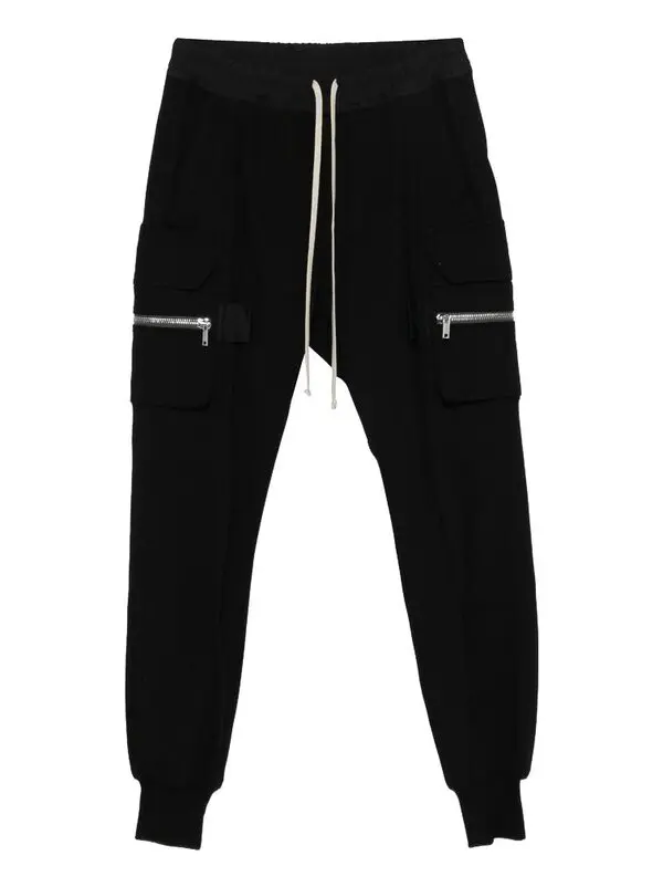 Rick Owens Trousers Track Pants - Black