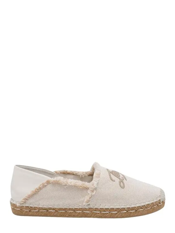JIMMY CHOO Avi Flat Espadrilles - White