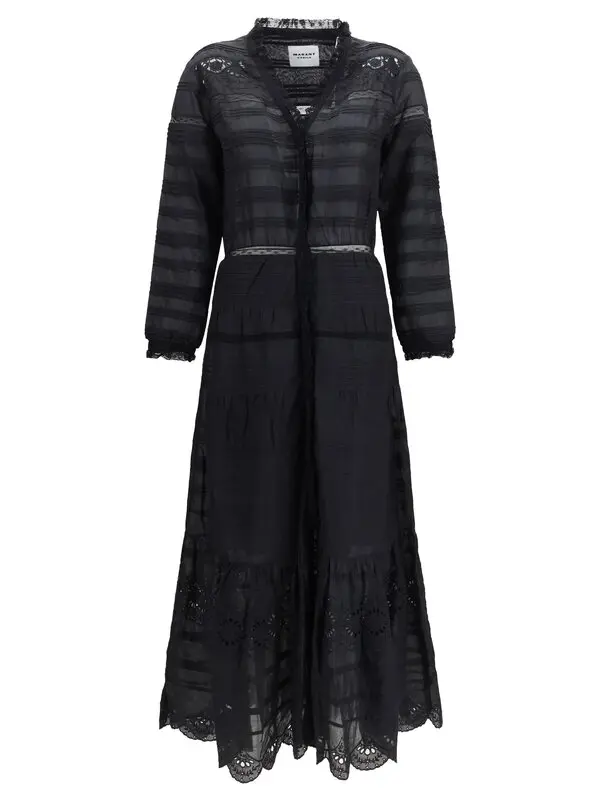 Isabel Marant Étoile Daniva Cotton Shirt Dress - Black