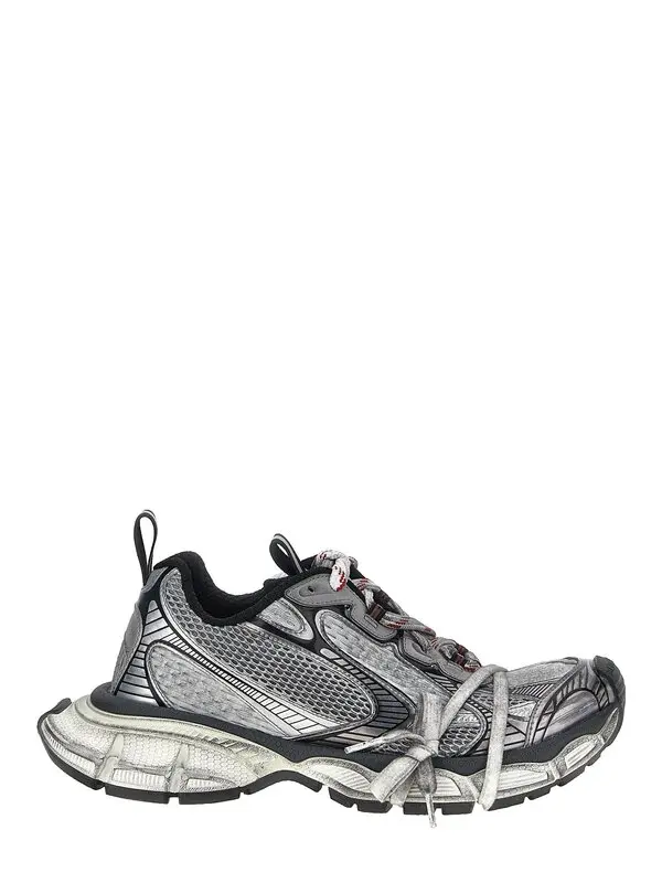 Balenciaga 3xl Mesh And Polyurethane Sneakers - Gray