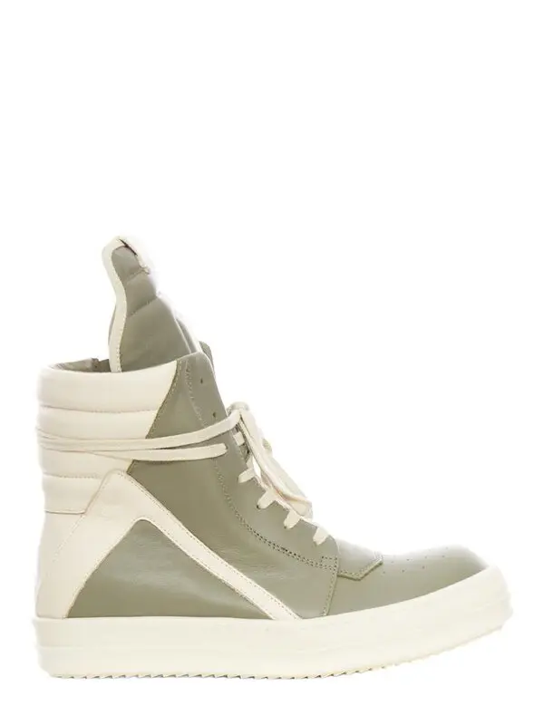Rick Owens Geobasket Leather High-top Sneakers - Multicolor