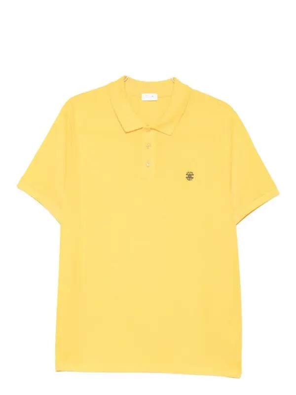 Celine Logo Cotton Polo Shirt - Multicolor