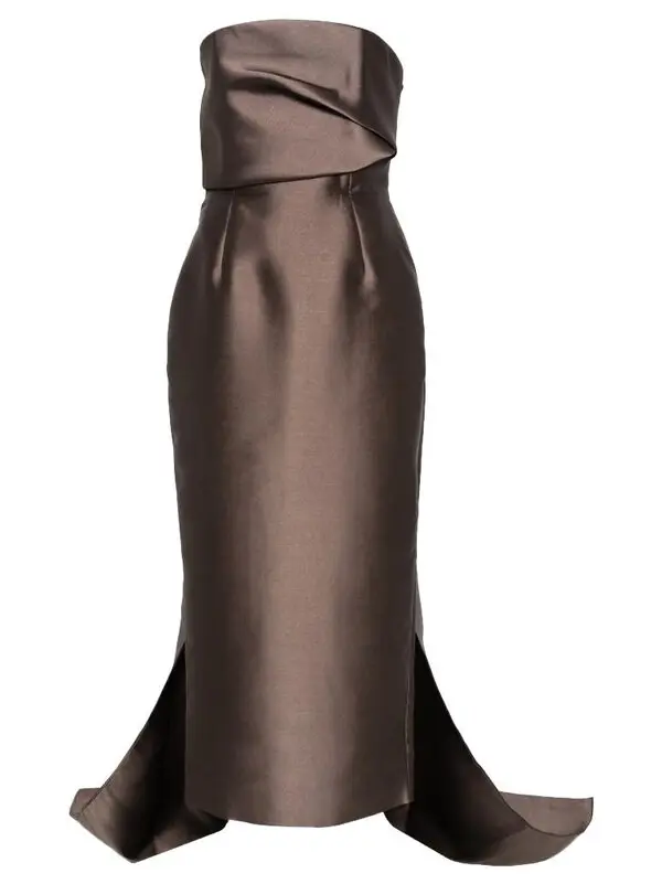 Solace London Kiki Midi Dress - Multicolor