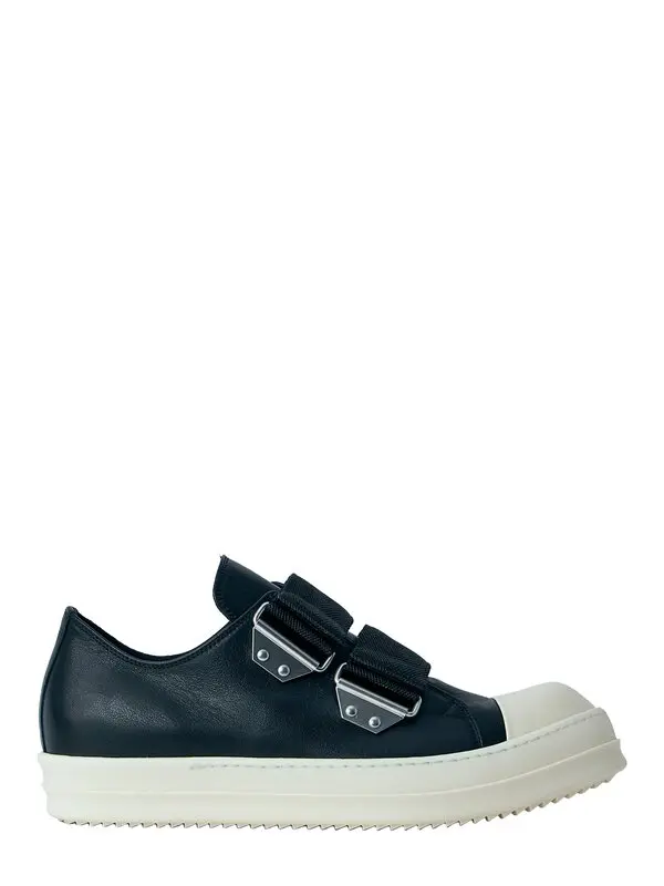 Rick Owens Low Strap Sneakers - Black