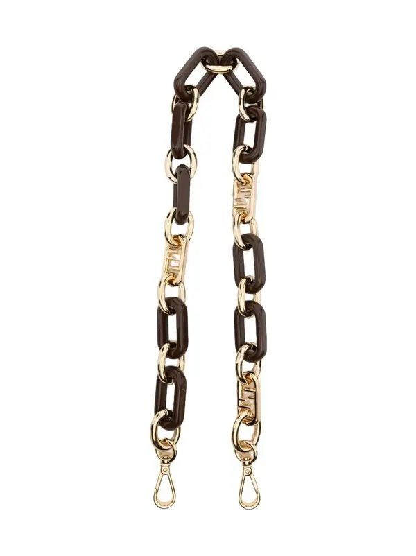 Fendi Chain Strap With Logo Detail - Multicolor