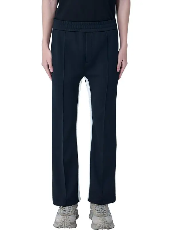 Moncler Elasticated Waist Straight Trousers - Black