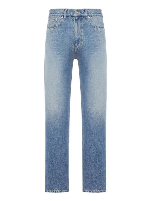 Gucci Denim Straight-leg Jeans - Blue