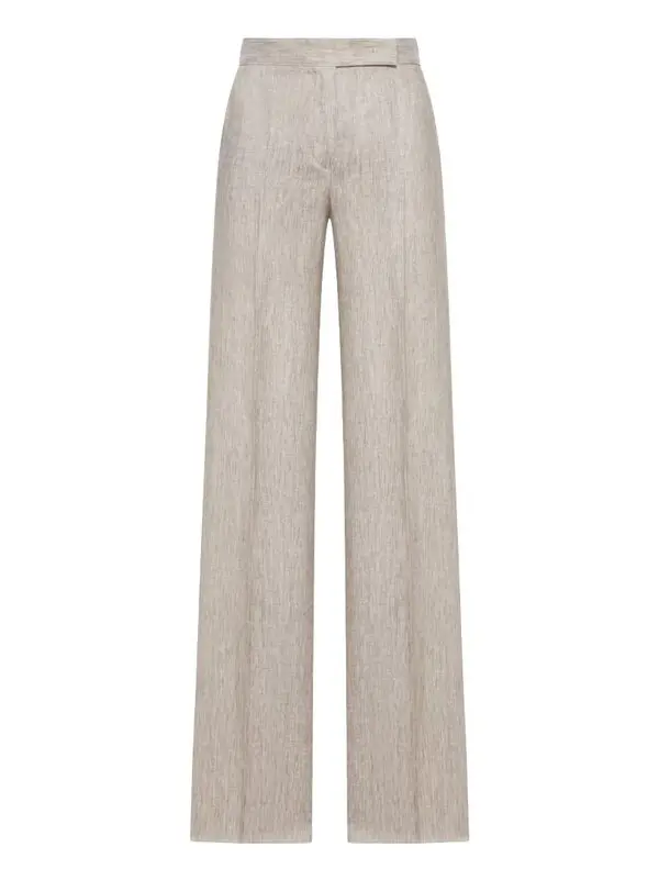 Max Mara Linen Trousers - Multicolor