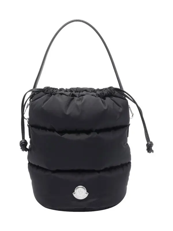 Moncler Caradoc Quilted Bucket Bag - Black