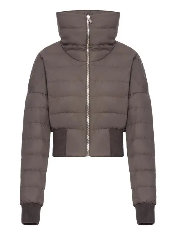 Moncler Rick Owens Cropped Padded Technical Fabric Jacket - Multicolor