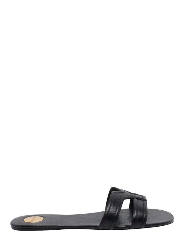Saint Laurent Mabrouka Sandals - Black