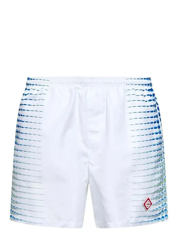 Casablanca Track & Running Shorts - White