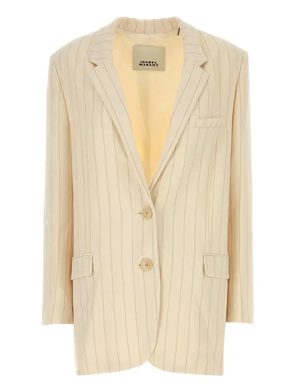 Isabel Marant Étoile Classic Fit Striped Blazer - Multicolor