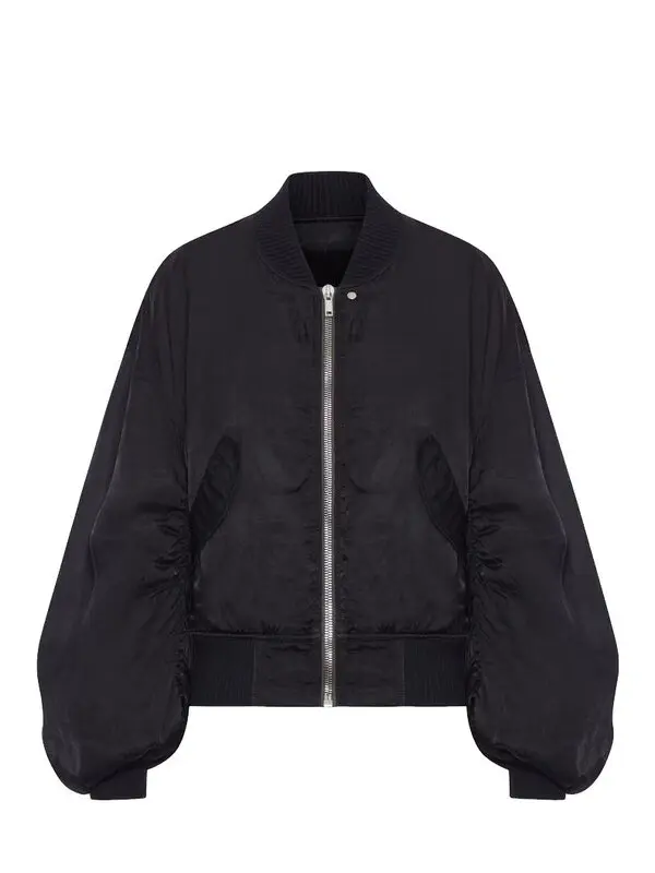 Rick Owens Oversized Padded Bomber Jacket - Black