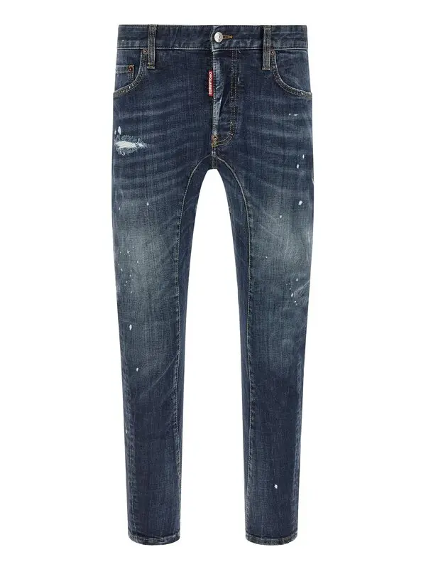 Dsquared2 Tidy Biker Jeans - Blue
