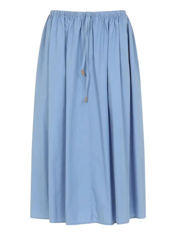 Marni Drawstring Midi Skirt - Blue