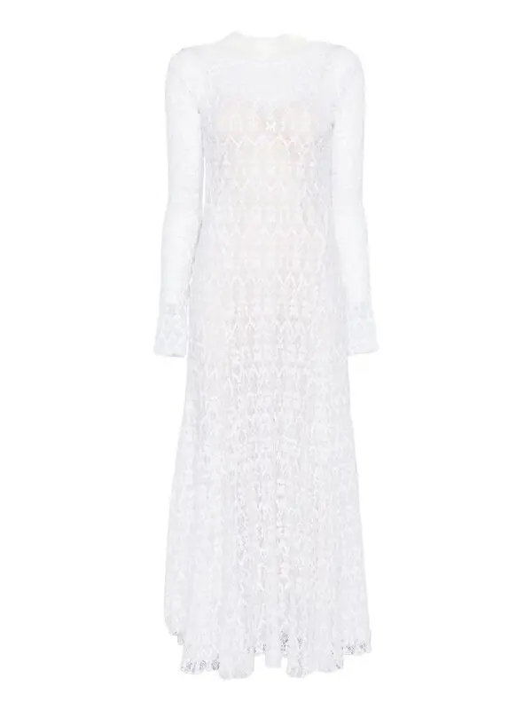 FORTE_FORTE Lace Long Dress - Multicolor