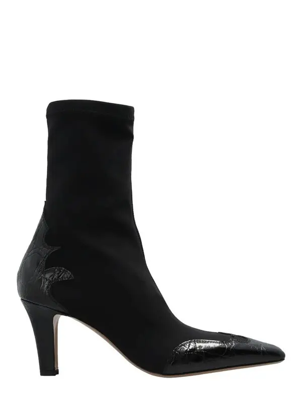 Paris Texas Sock-style Ankle Boots - Black