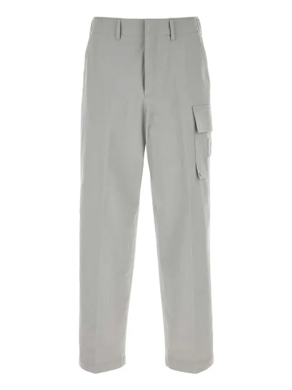 Fendi Stretch Cotton Cargo Pant - Gray
