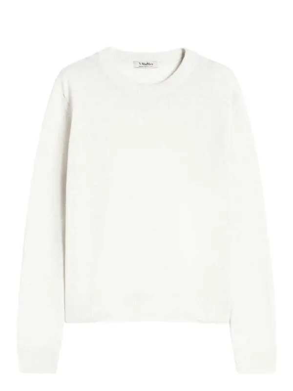 Max Mara Linen Crewneck Sweater - Multicolor