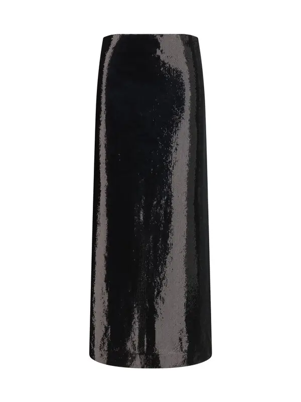 TOTEME Sequined Skirt - Black