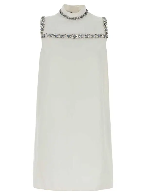 Prada Satin Dress - White