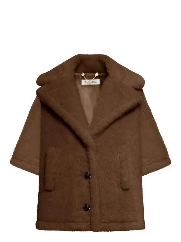 Max Mara Corvino Teddy Short Coat - Multicolor