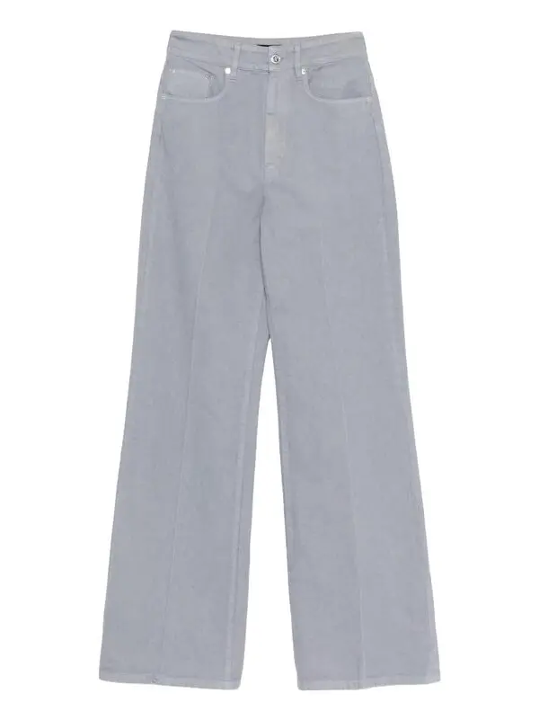 A.p.c. Grey Denim Wide-leg Jeans - Gray