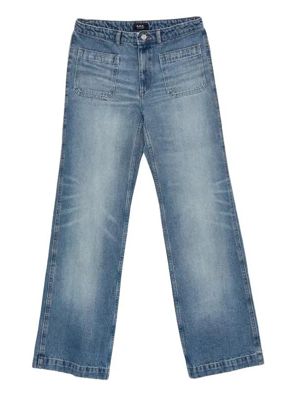 A.p.c. Wide-leg Denim Jeans - Blue