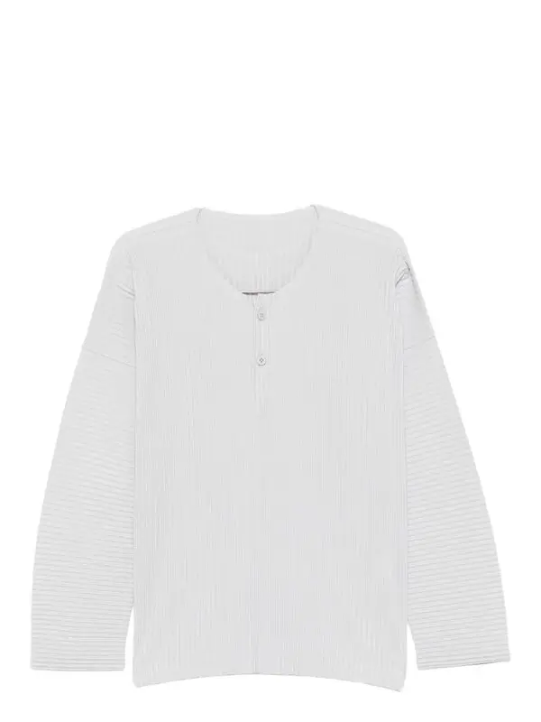 Issey Miyake Pleated Top - Multicolor