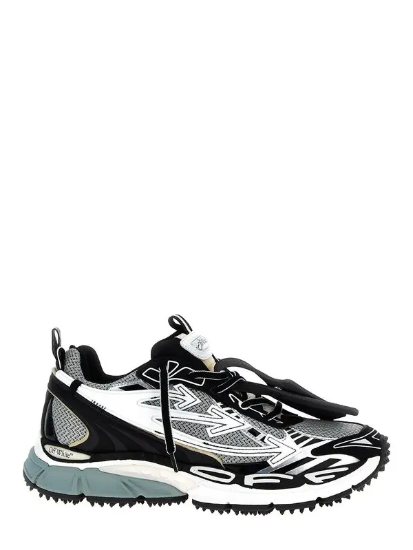 Off-White Be Right Back" Lace-up Sneakers - Black