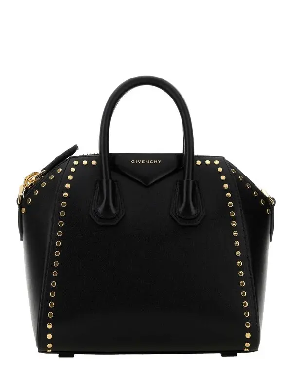 Givenchy Antigona Studded Leather Mini Handbag - Black