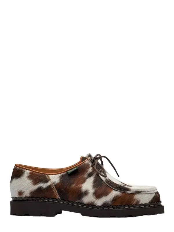 Paraboot Michael" Marron Leather Lace-up Low-top Shoes - Brown