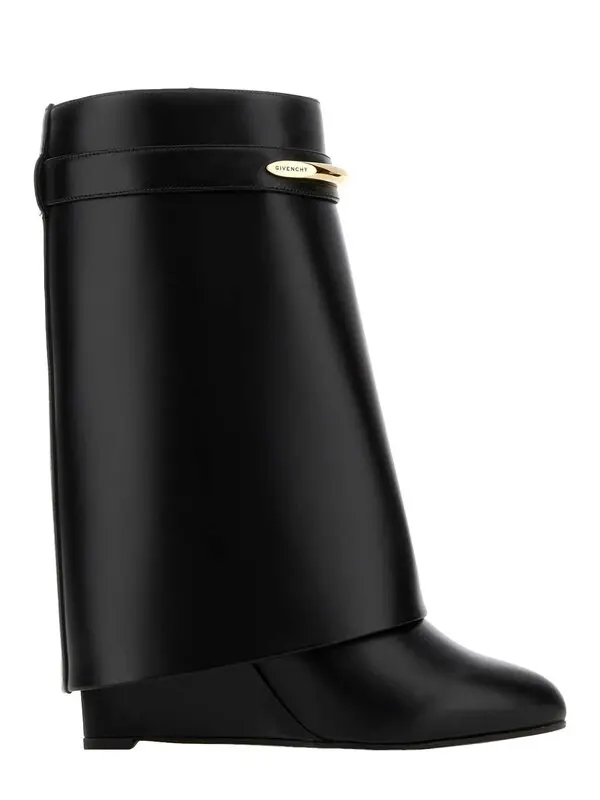 Givenchy Leather Shark Pinch Boots - Black