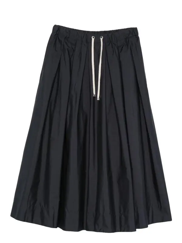 Max Mara Cotton Midi Skirt - Multicolor