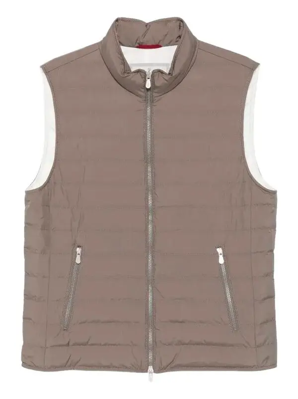 Brunello Cucinelli Padded Quilted Vest - Multicolor