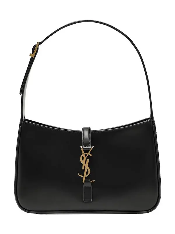 Saint Laurent Leather Shoulder Bag - Black