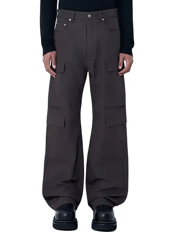Rick Owens Wide-leg Cargo Pants - Gray
