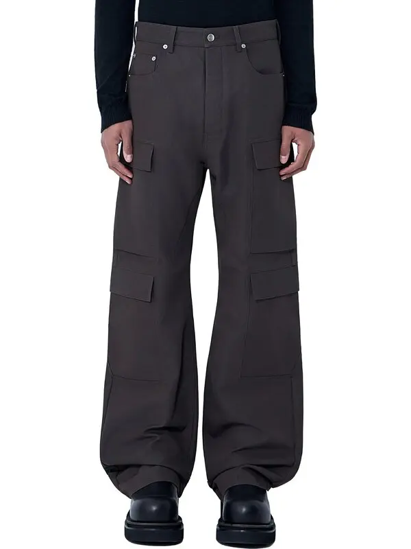 Rick Owens Wide-leg Cargo Pants - Gray