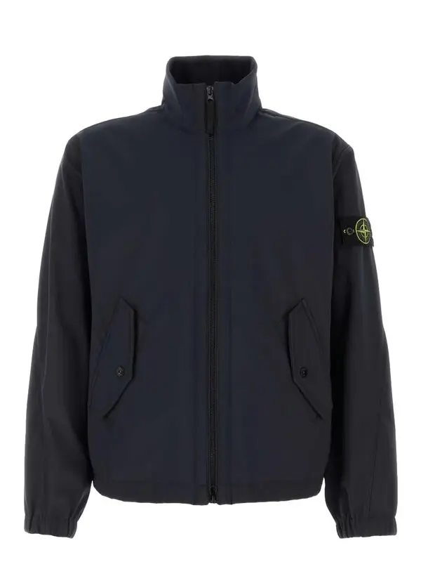 Stone Island Zip Fastening High Neck Jacket - Multicolor